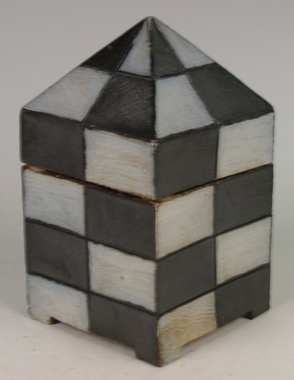 Karl Borgeson (Whitewater, Wisconsin) Studio Pottery Box, Incised ...