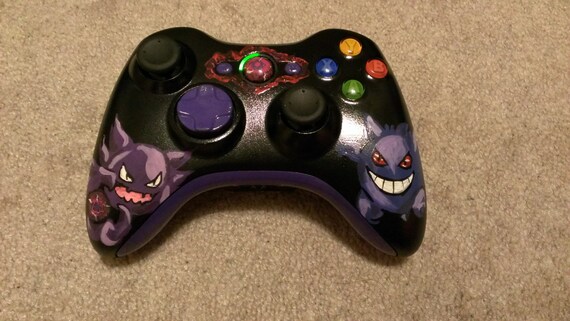 Items similar to Ghost pokemon custom xbox360 controller on Etsy