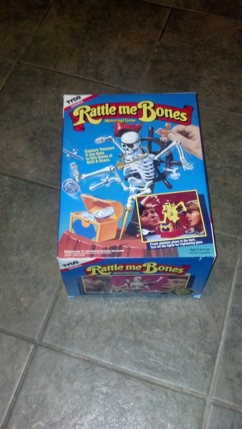 Rattle Me Bones Game 1989 Tyco Skeleton Game Fun