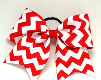 Popular items for chevron cheer bow on Etsy