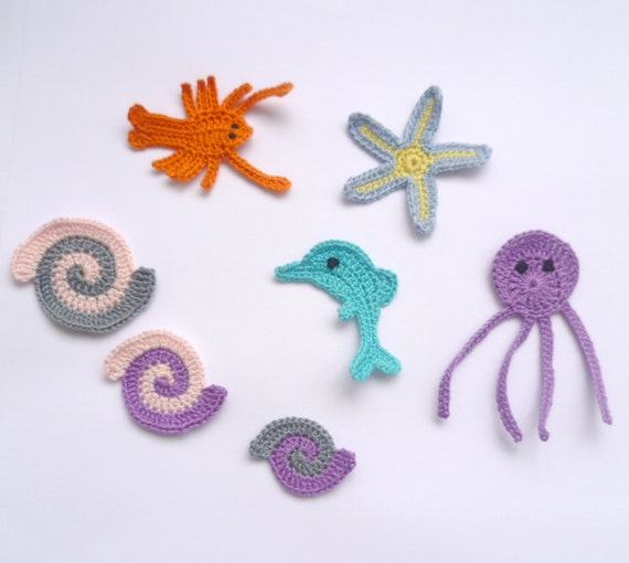 PDF Knit Amigurumi Sea Creatures pattern by Amy Gaines