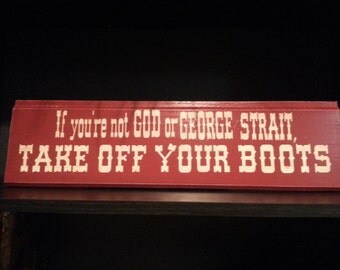 George strait sign | Etsy