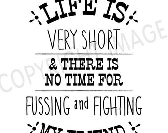 Popular items for we can work it out on Etsy