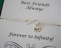 Popular items for best friend infinity bracelet on Etsy