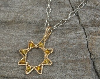 Popular items for wire wrapped sun on Etsy