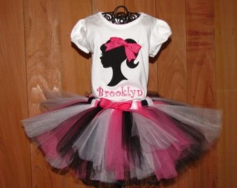Popular items for pink barbie tutu on Etsy