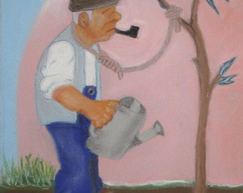 Peinture humoristique | Etsy