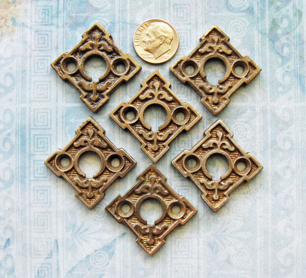 Eastlake Escutcheon Rosette Lot Antique Victorian Armoire Furniture ...