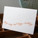 letterpress birthday Betsy Dunlap by blackbirdletterpress on Etsy