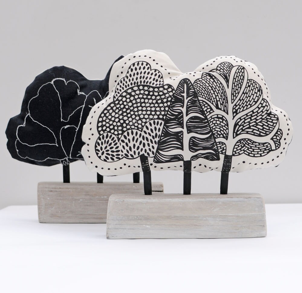 Soft Fabric Tree Sculpture/Ornament