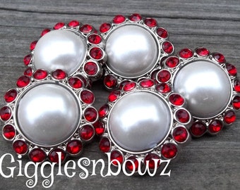 SALE 10pc Rhinestone Buttons DIY Craft Flower Centers Brooches