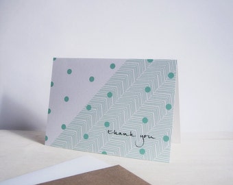 Mint thank you | Etsy