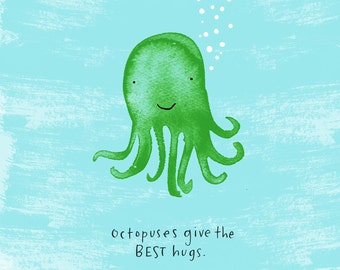 Octopus hug | Etsy