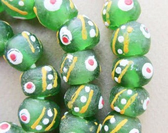 Popular items for glass krobo beads on Etsy