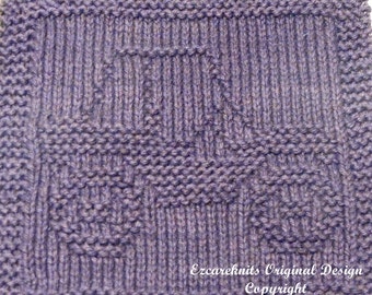 Knitting Cloth Pattern ROVER by ezcareknits on Etsy