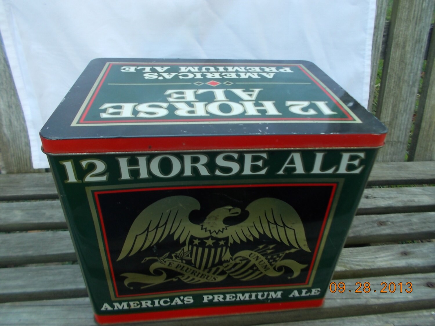 SALE-Classic 12 Horse Ale from Genesee Beer Tin – will Hold a Six Pack ...