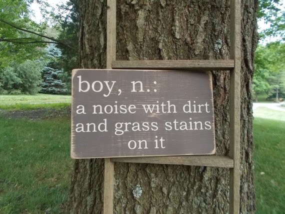 Boy Definition Wood Sign Baby Nursery Baby Shower