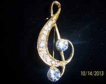Popular items for crystal music note on Etsy