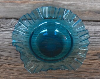 Blue glass bowls | Etsy