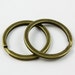 20Pcs 30mm Antique Brass Key Ring PND502