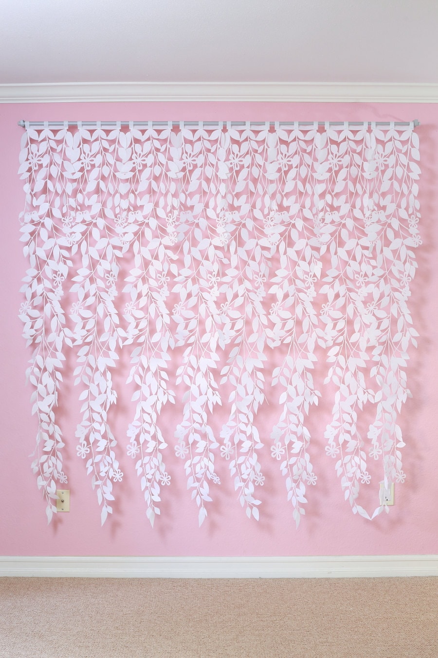 Lace Felt Garland Wedding Backdrop Photography Back drop