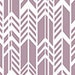 Feathers in Periwinkle Arrows in Periwinkle Sun Print