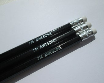 Unique funny pencils related items | Etsy