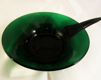 Blenko green bowl | Etsy