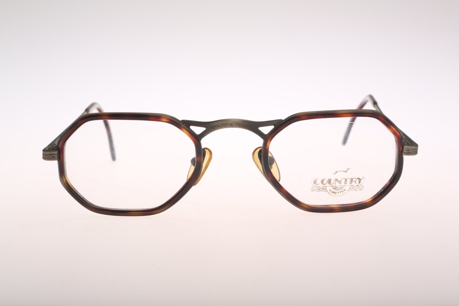 Country 54 / Vintage square eyeglasses / Rare / NOS / 90s designer ...