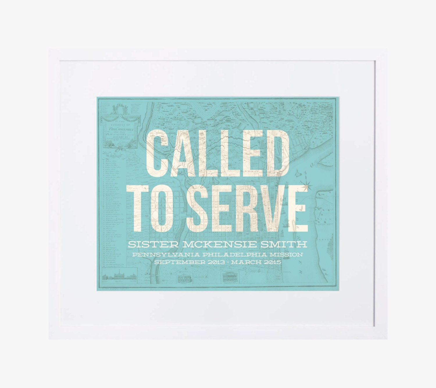 LDS Missionary Called to Serve Poster Giclee Art by kensiekate