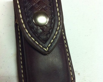 Horizontal Custom Leatherman Sheath by Nayscustomleather on Etsy