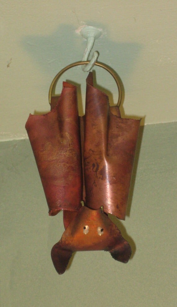 Copper Hanging Bat