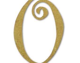 Wood Shape/Symbol Comma or Apostrophe Unfinished Unpainted