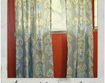 Ikat curtains | Etsy