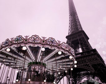 Pink paris photos | Etsy