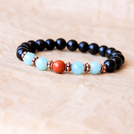 Yoga Bracelet Mantra Bracelet Wrist Mala Buddhist Jewelry