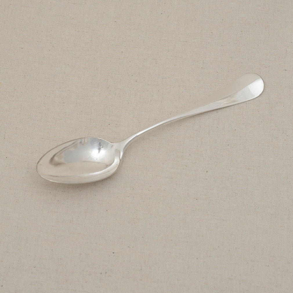 Vintage French Silver Plated Hallmark Metal Blanc Dessert Spoon – Haute ...