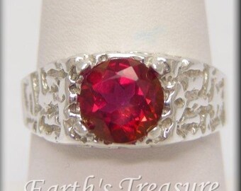 Popular items for red topaz ring on Etsy
