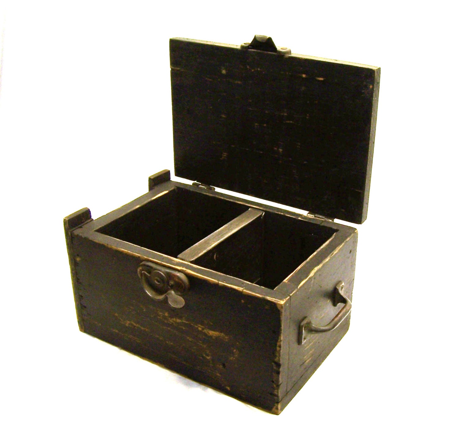 Rustic Primitive Wood Carry Case Storage Box – Haute Juice