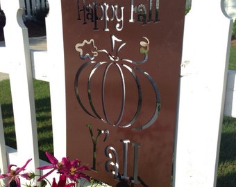 Happy fall ya'll wreath, outdoor wreath, front door wreath, fall ...
