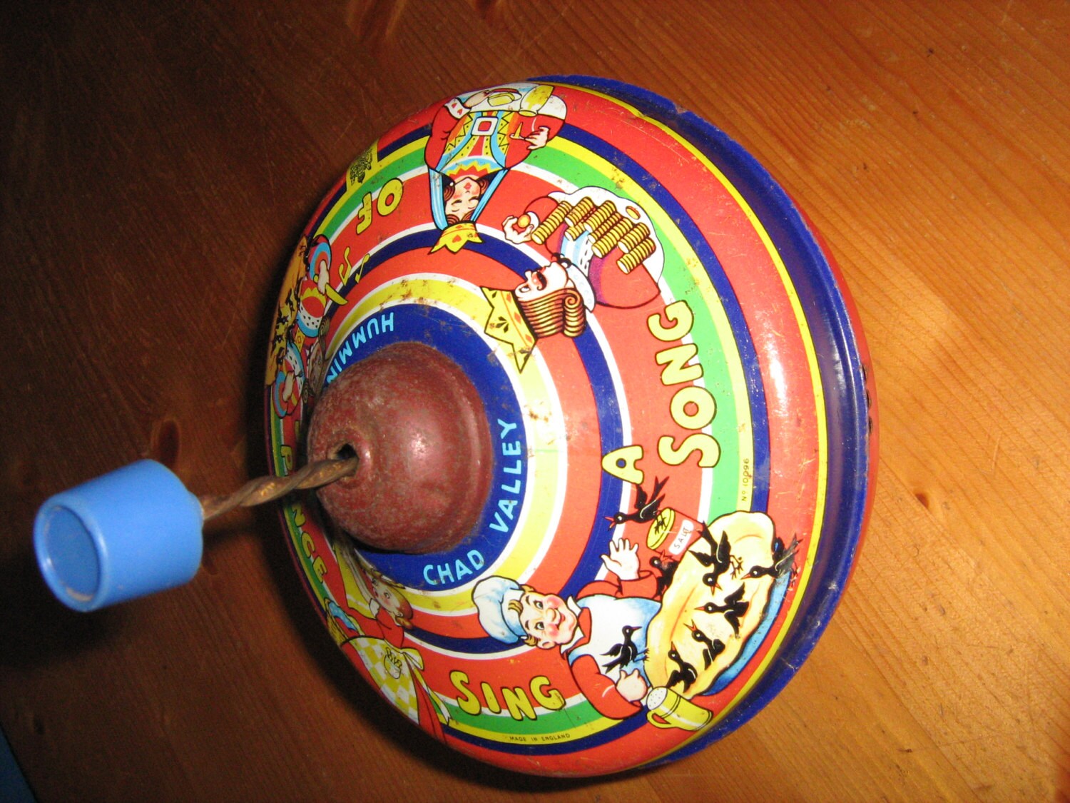 Old Metal Spinning Top