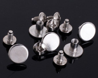 Flat metal studs | Etsy