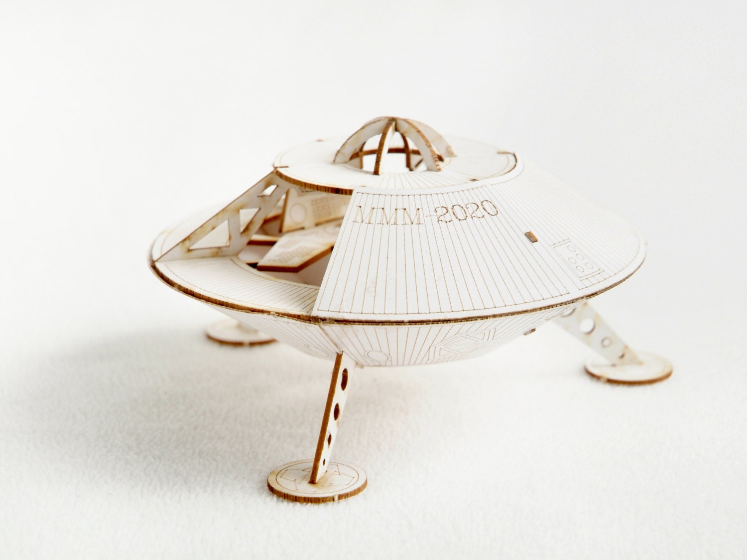 Miniature Space Ship Model Kit of the Mars Lander Laser cut