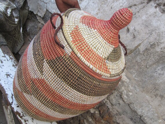 Extra Large Storage Basket Laundry Basket with by africanbaskets