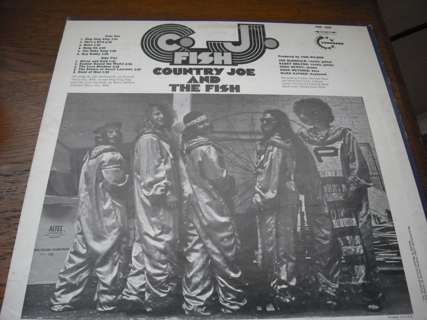 Country Joe and the Fish CJ Fish Vinyl LP Record by EarlyFaze