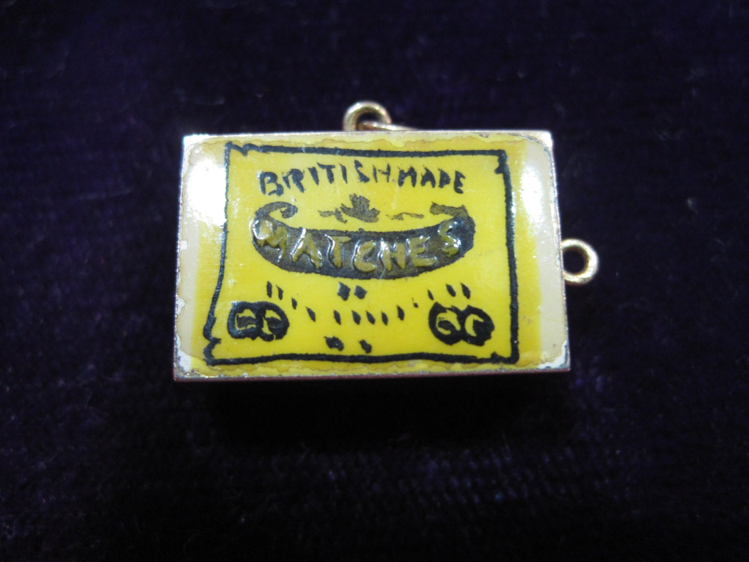 9ct gold match box charm – Haute Juice