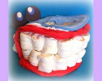 Say Cheese! Smiley Diaper Gift