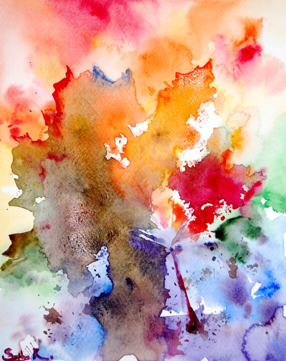 Abstract Watercolor Painters