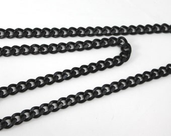 Black chain link | Etsy