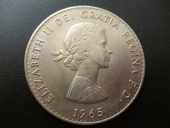 1965 Crown Coin Minted to commemorate the death of Sir Winston